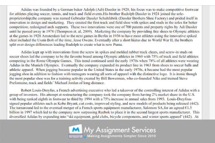 Adidas Case Study Help | SWOT Analysis of Adidas by Top Professionals