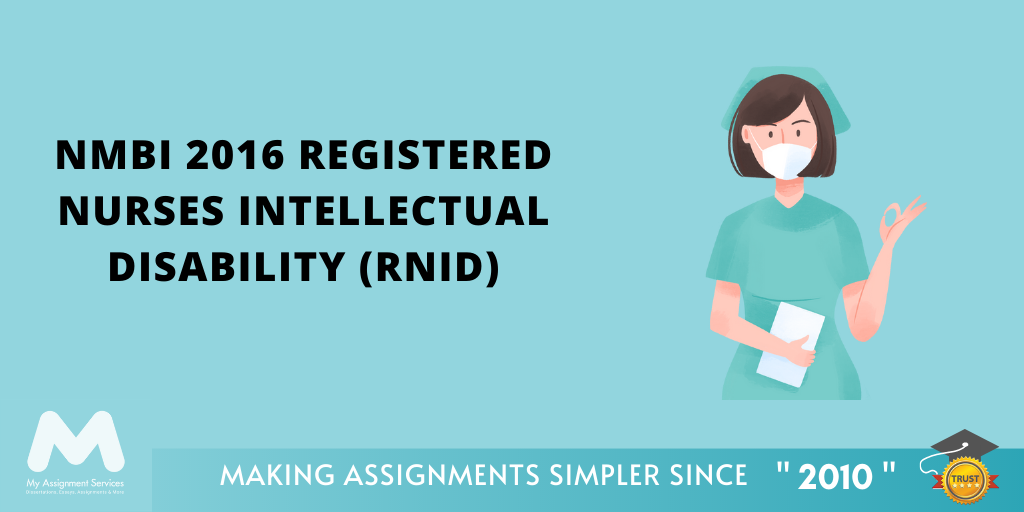 NMBI 2016 Registered Nurses Intellectual Disability (RNID)